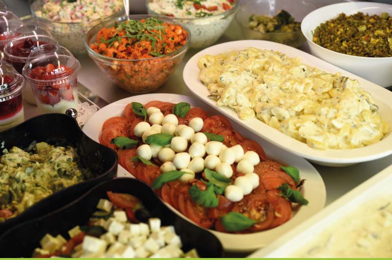 Menue oder Buffet? - Unser Catering liefert beide Varianten für Deine Feier